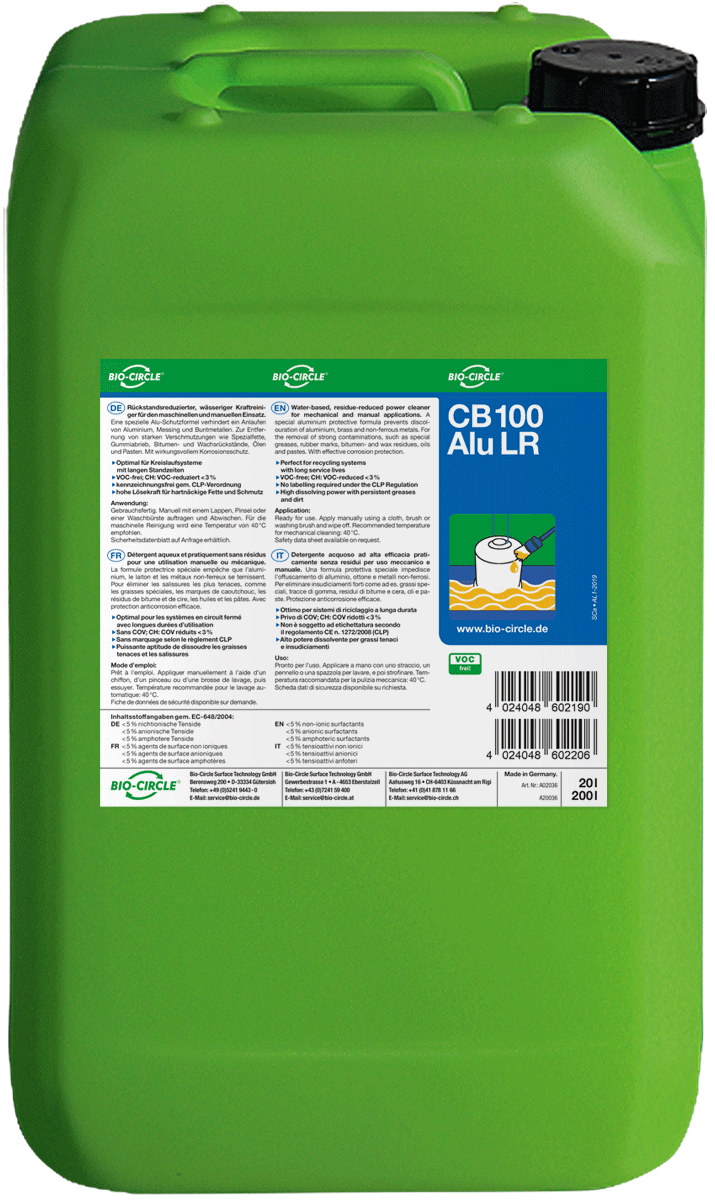 CB 100 Alu LR (low residue) | CB 100 Alu LR (low residue) | Soluții ...